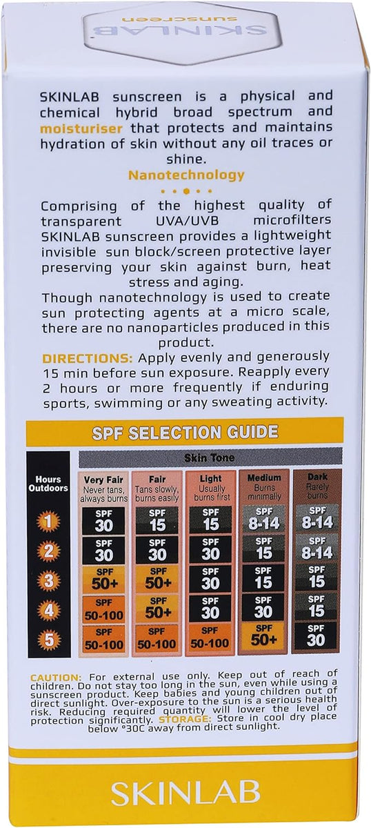SKINLAB Transparent Nanotechnology Sunscreen Normal | SPF 50 – SkinLinc